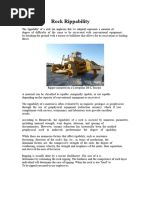 Caterpillar Rippability Classification Chart | PDF