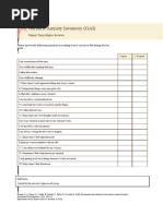 Geriatric Anxiety Inventory Assessment | PDF