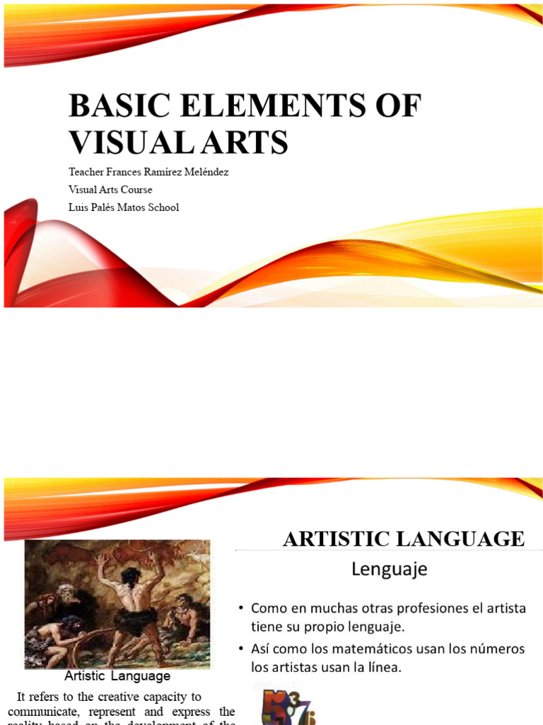 Basic Elements of Visual Arts Guide | PDF | Shape | Composition (Visual ...