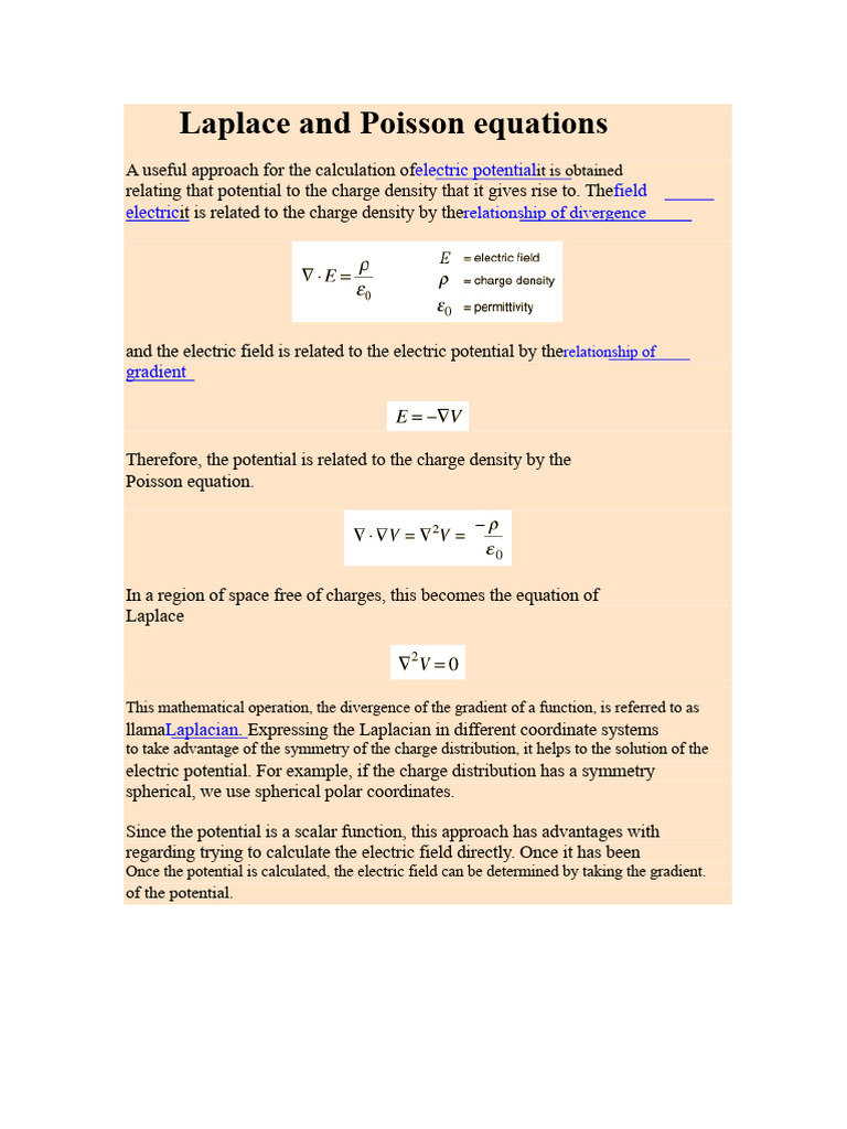 Laplace's equation | PDF