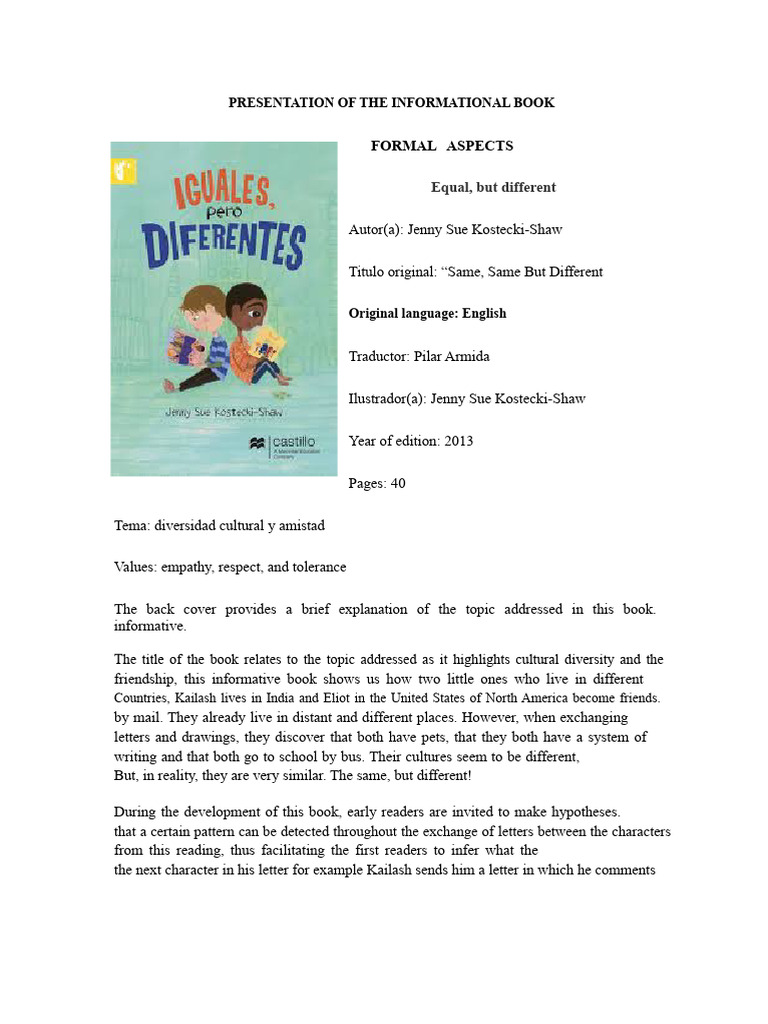 equal but different | PDF | Books | Communication