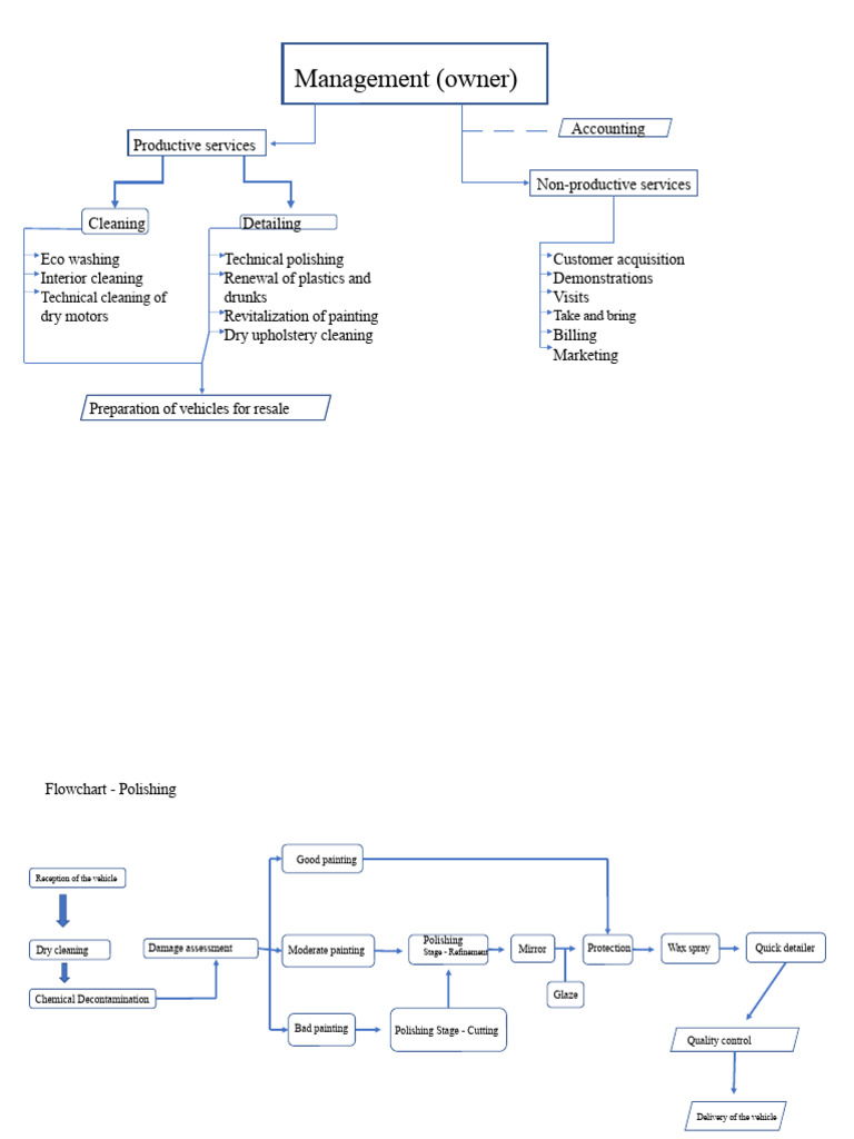 Automotive Aesthetics Organizational Chart | PDF