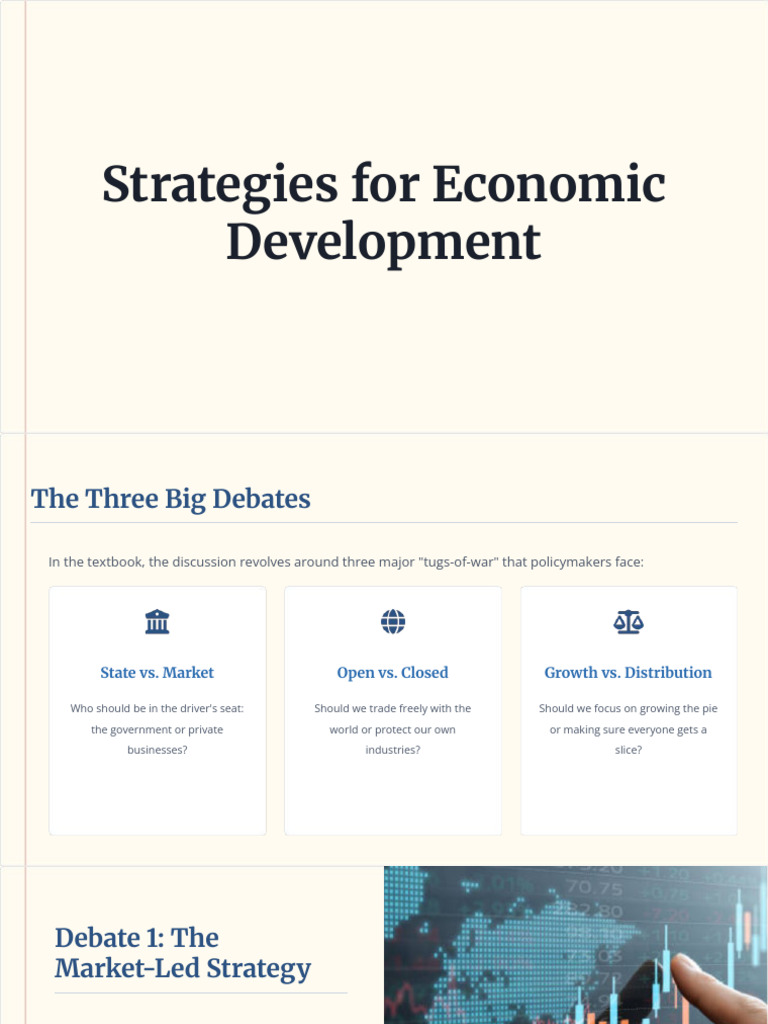 Strategies For Economic Development | PDF | Economies | Political Economy