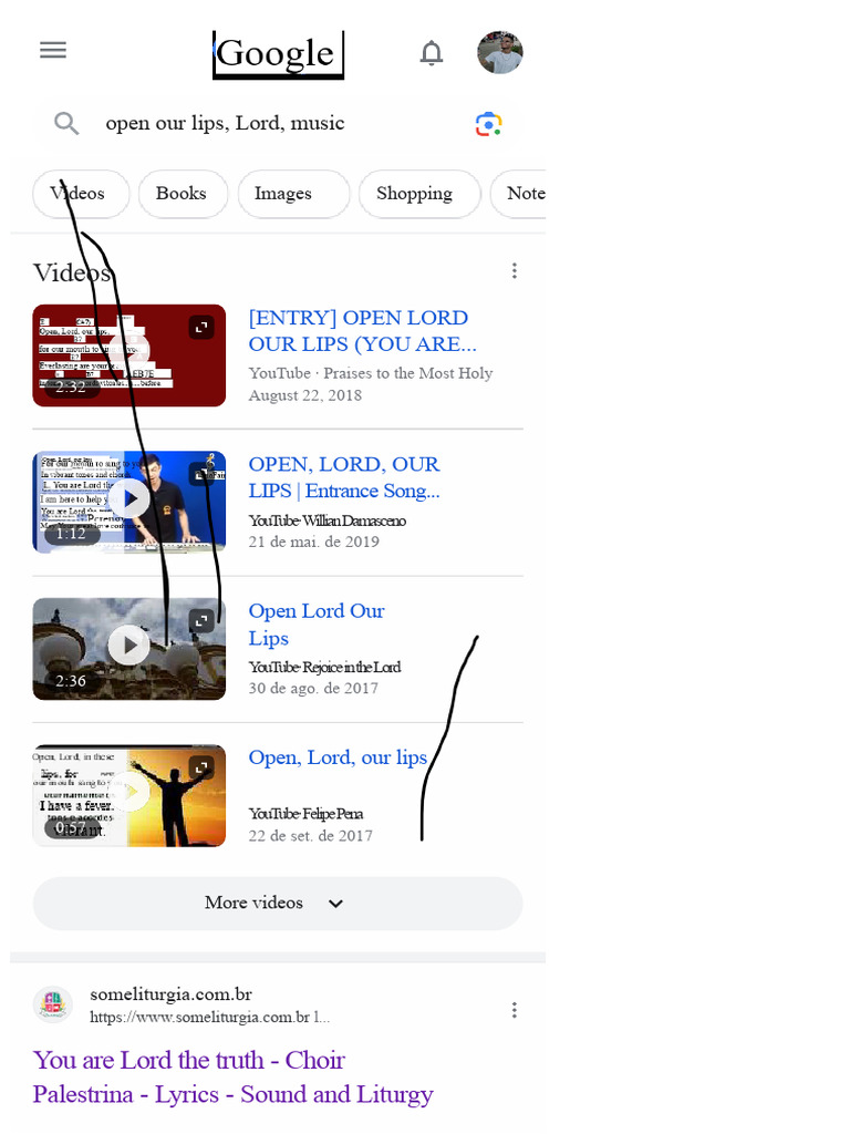 Open Lord Our Lips Song For Mass - Google Search | PDF