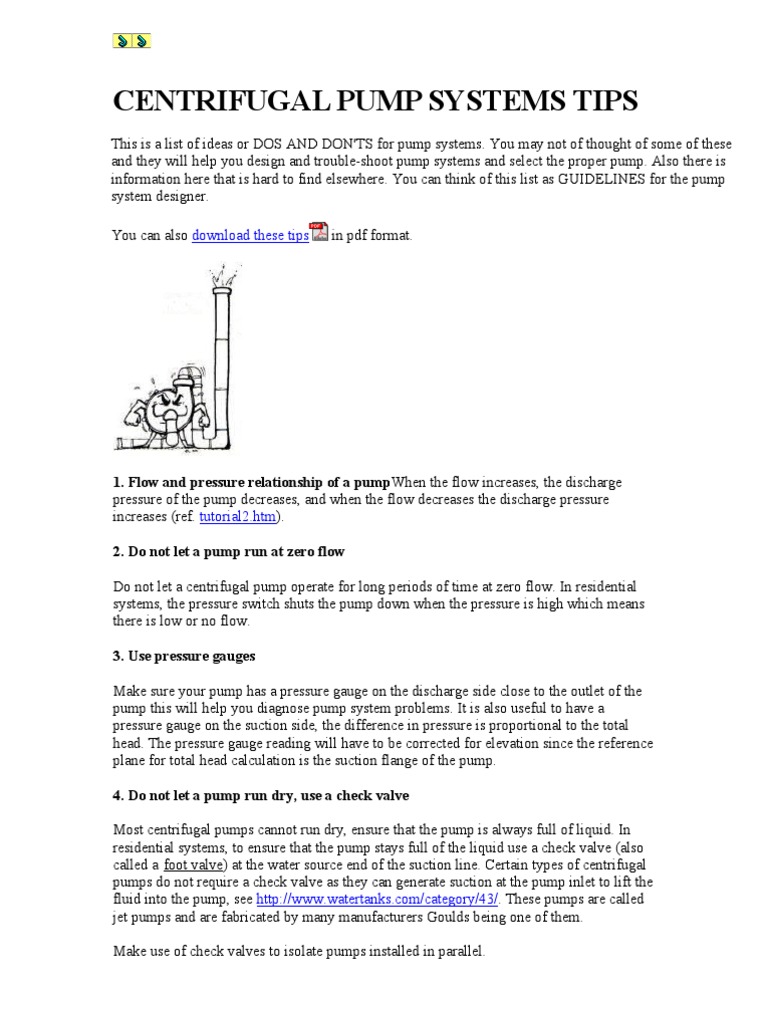 Pump Tip | PDF | Pump | Viscosity