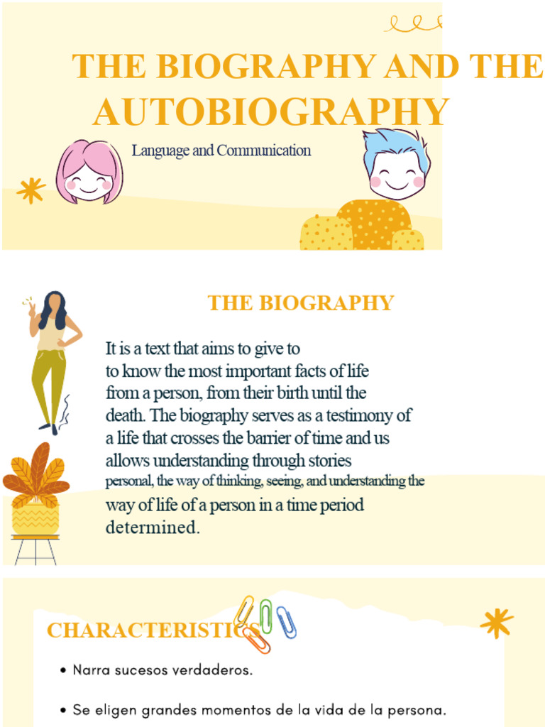 Biography vs. Autobiography Explained | PDF