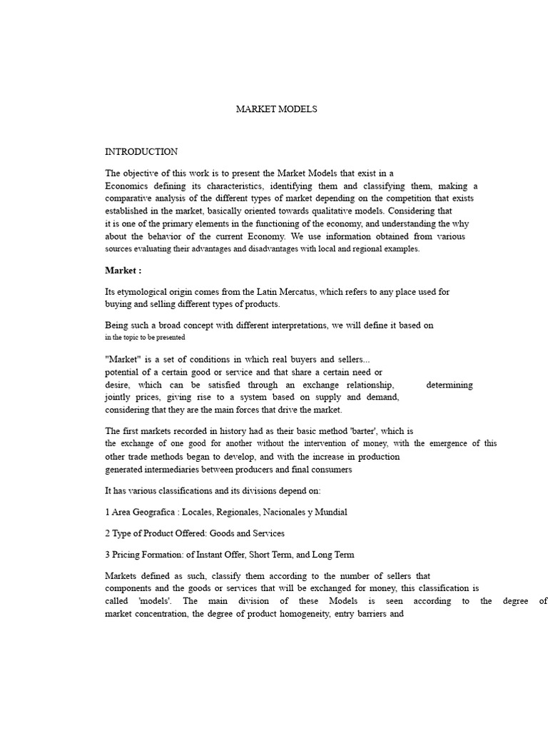 Labor Market Models in Economics | PDF | Imperfect Competition | Monopoly