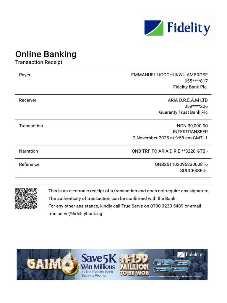 Transaction Receipt | PDF
