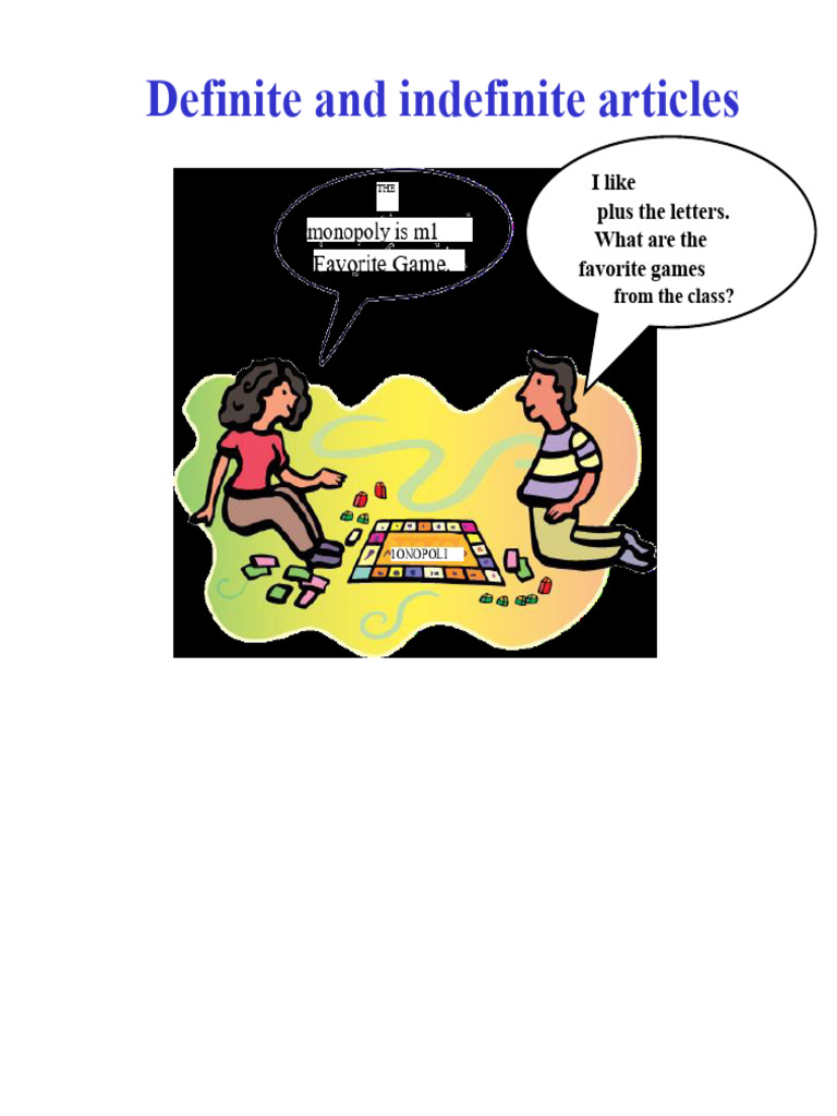 Definite and Indefinite Articles | PDF | Noun | Linguistics