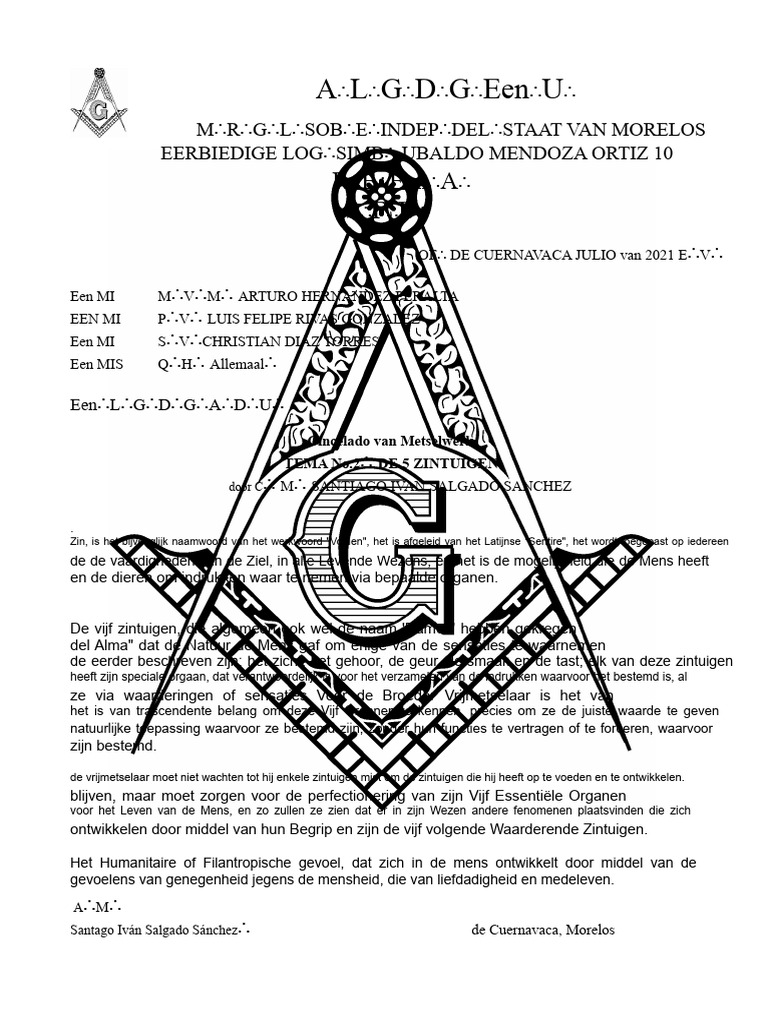de 5 Zintuigen | PDF