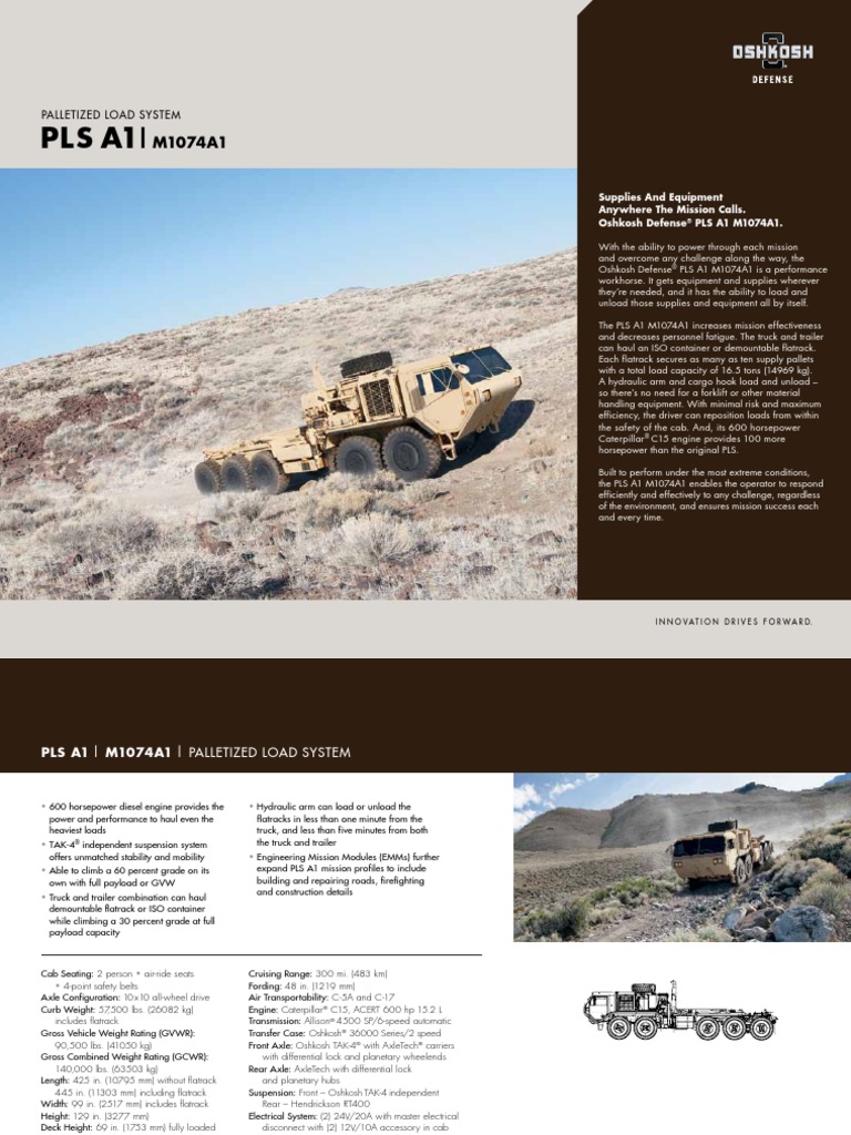 Oshkosh - Pls | PDF | Automotive Industry | Transport