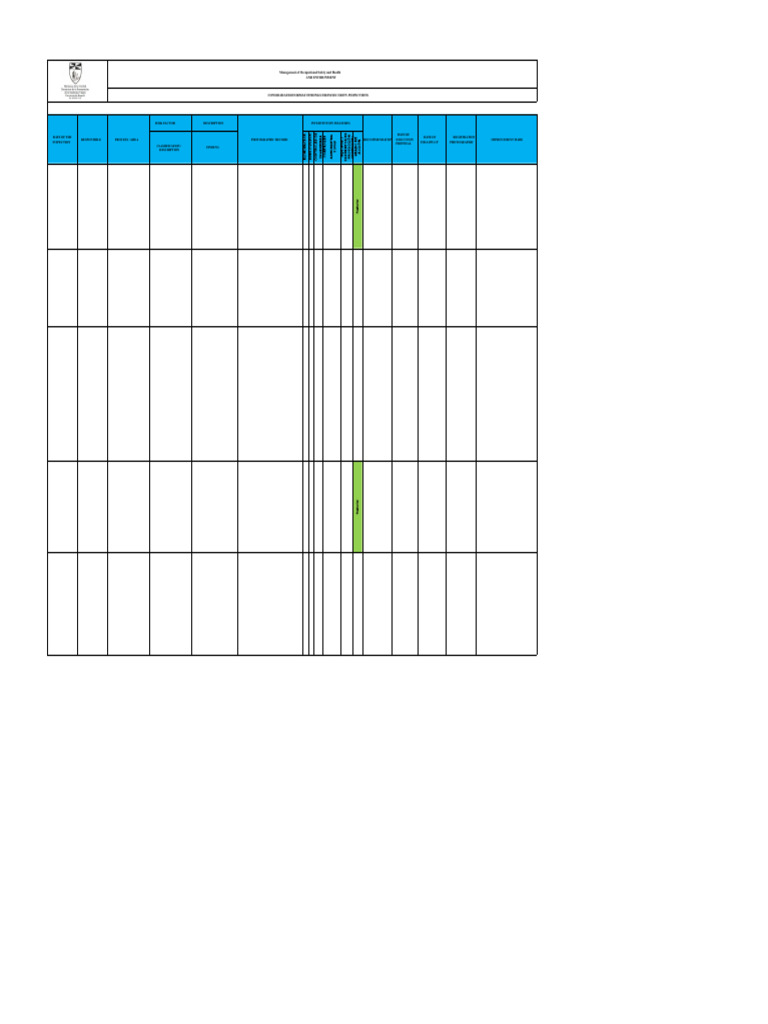F-HSE-002 Consolidated Format Findings Security Inspections | PDF ...