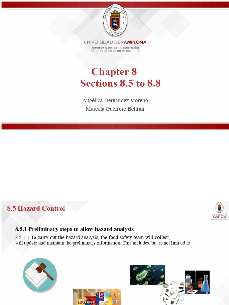 Chapter 8 | PDF | Safety | Food Safety