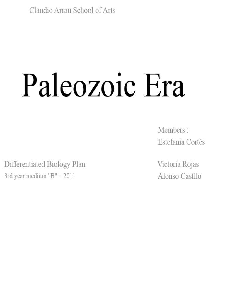 Paleozoic Era (6) | PDF | Earth Sciences | Nature