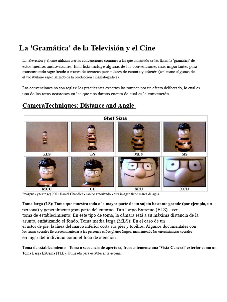 Gramática Visual en Cine y Televisión | PDF | Televisión