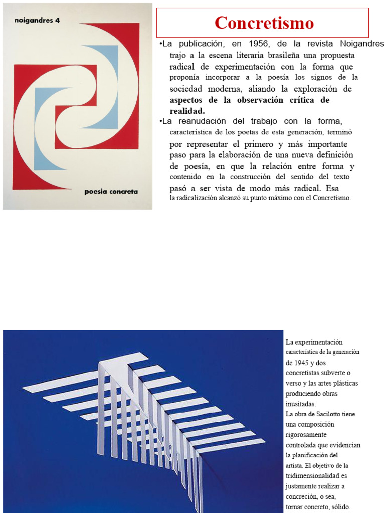 Concretismo y Neoconcretismo | PDF | Poesía | Las artes