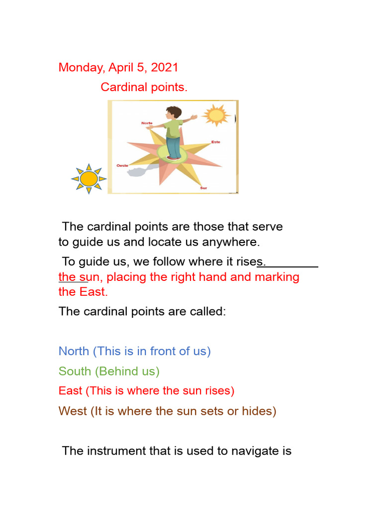 CARDINAL POINTS | PDF