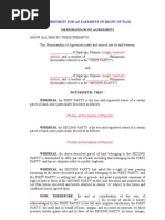 Drainage Right of Way Agreement Template | PDF | Easement | Private Law