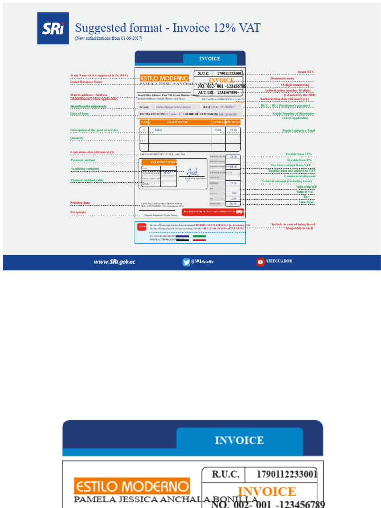 Invoice Format VAT | PDF | Invoice | Value Added Tax