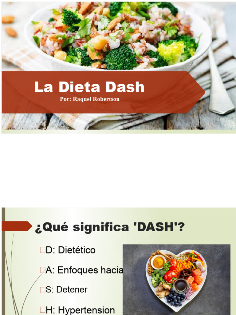Plan de Lección 2 - La Dieta DASH | PDF | Dieta tablero | Dieta