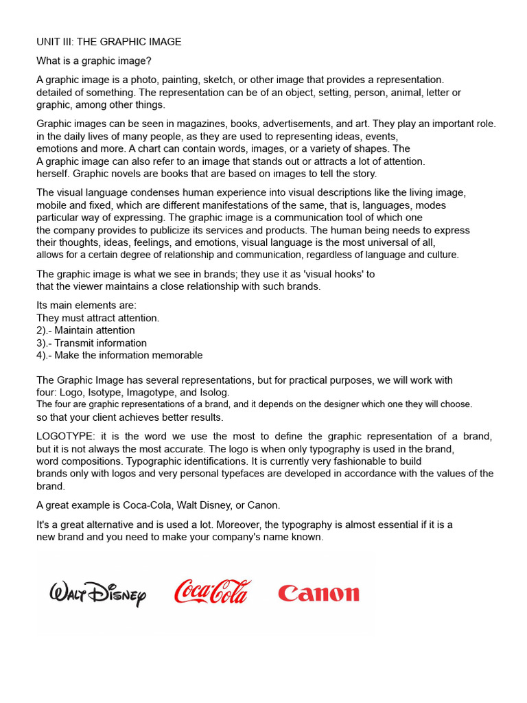 THE GRAPHIC IMAGE | PDF | Logos | Image