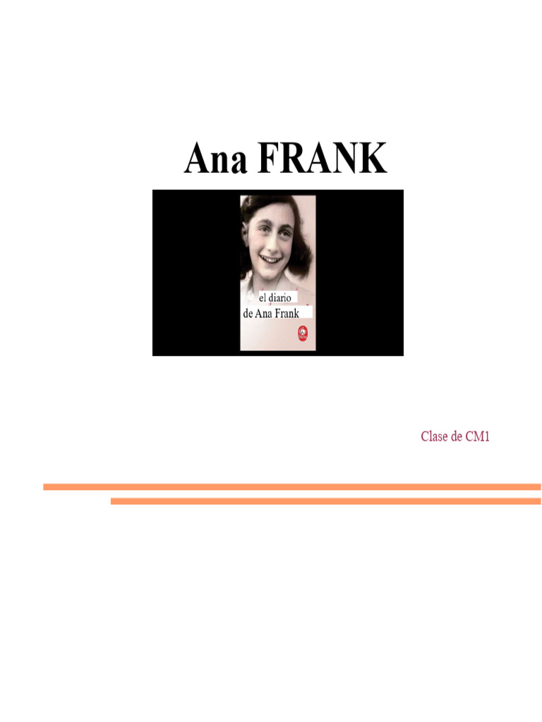 Presentación Exposición Ana Frank | PDF | Anne Frank | El Holocausto