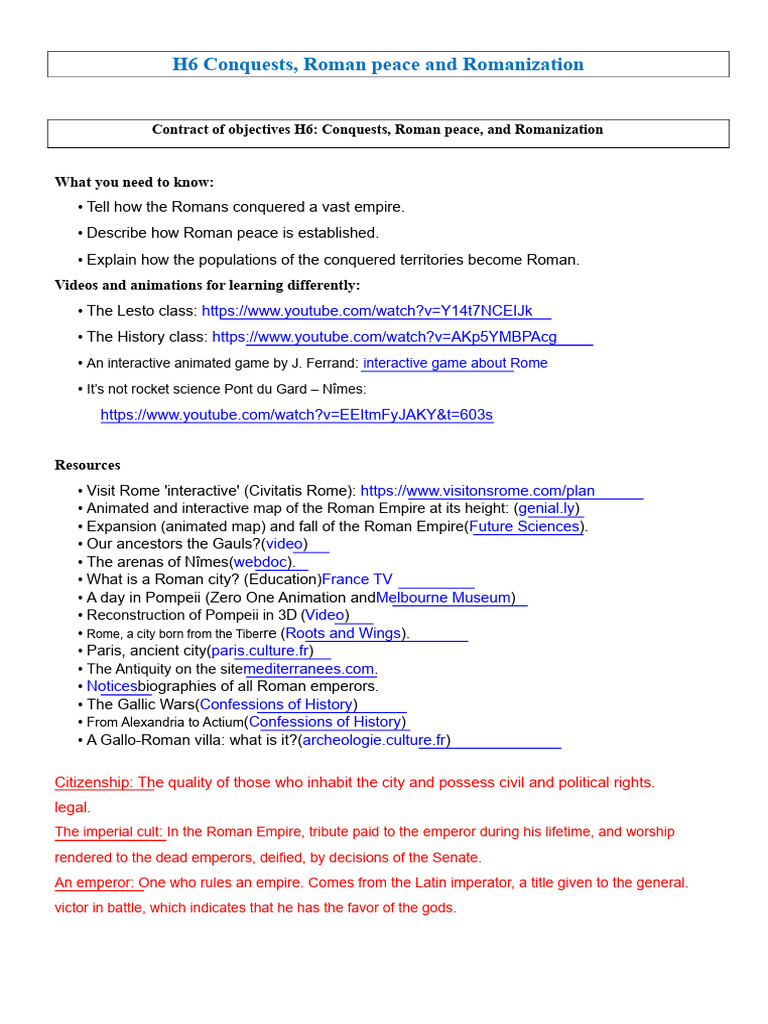 2020-Lesson-and-solutions-roman-empire-2 | PDF | Roman Empire | Augustus