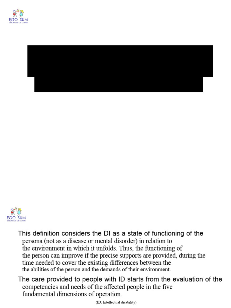 Multidimensional Model of Intellectual Disability | PDF | Intellectual ...