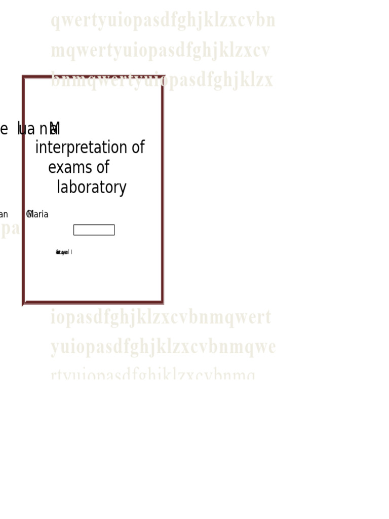 Laboratory Test Interpretation Manual | PDF | Clinical Medicine ...