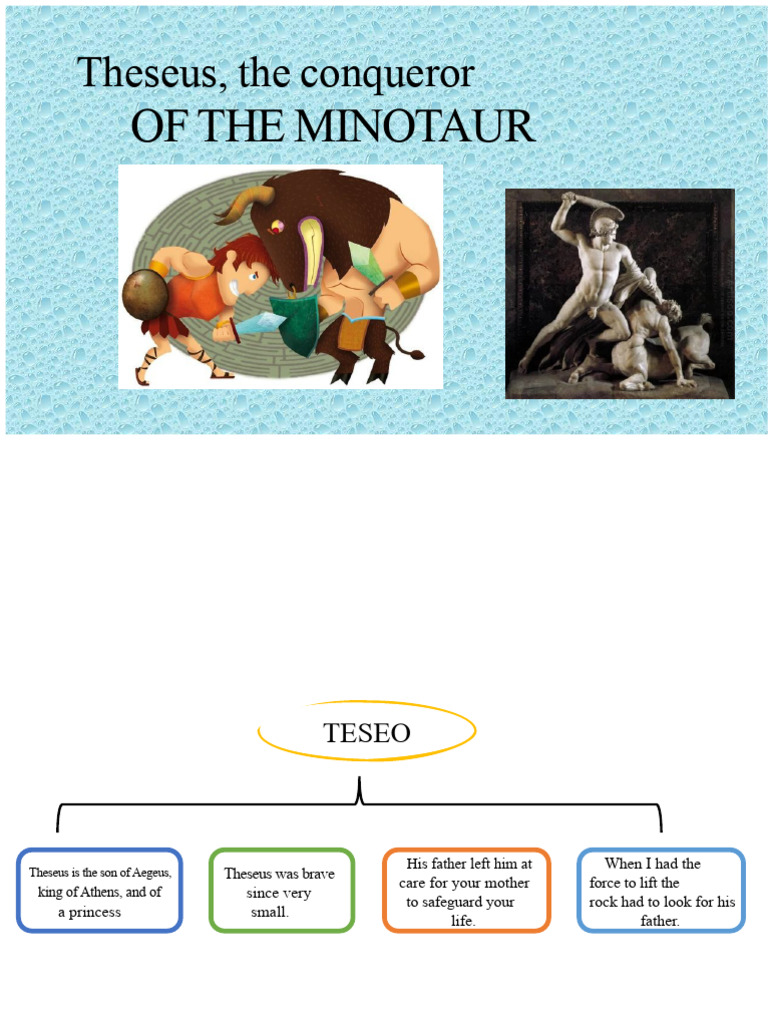 Theseus, The Slayer of The Minotaur | PDF | Theseus | Minotaur