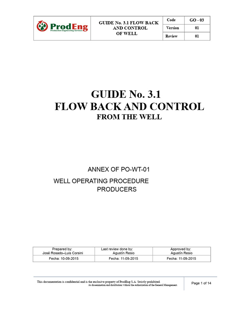 Well Flow Back and Control Guide | PDF | Valve | Pump