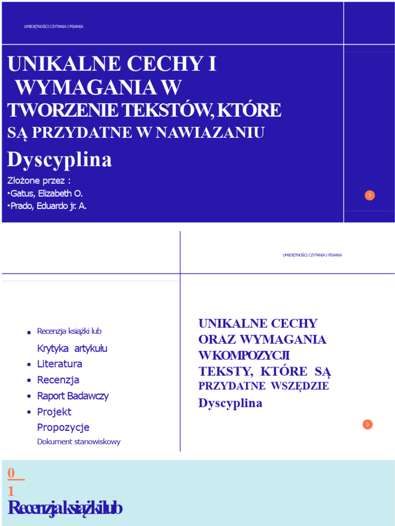 Czytanie I Pisanie | PDF