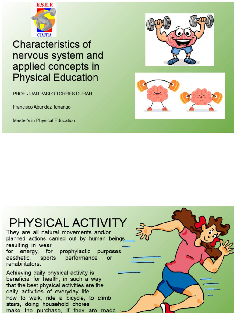 Characteristics of the Nervous System and Applied Concepts In | PDF ...