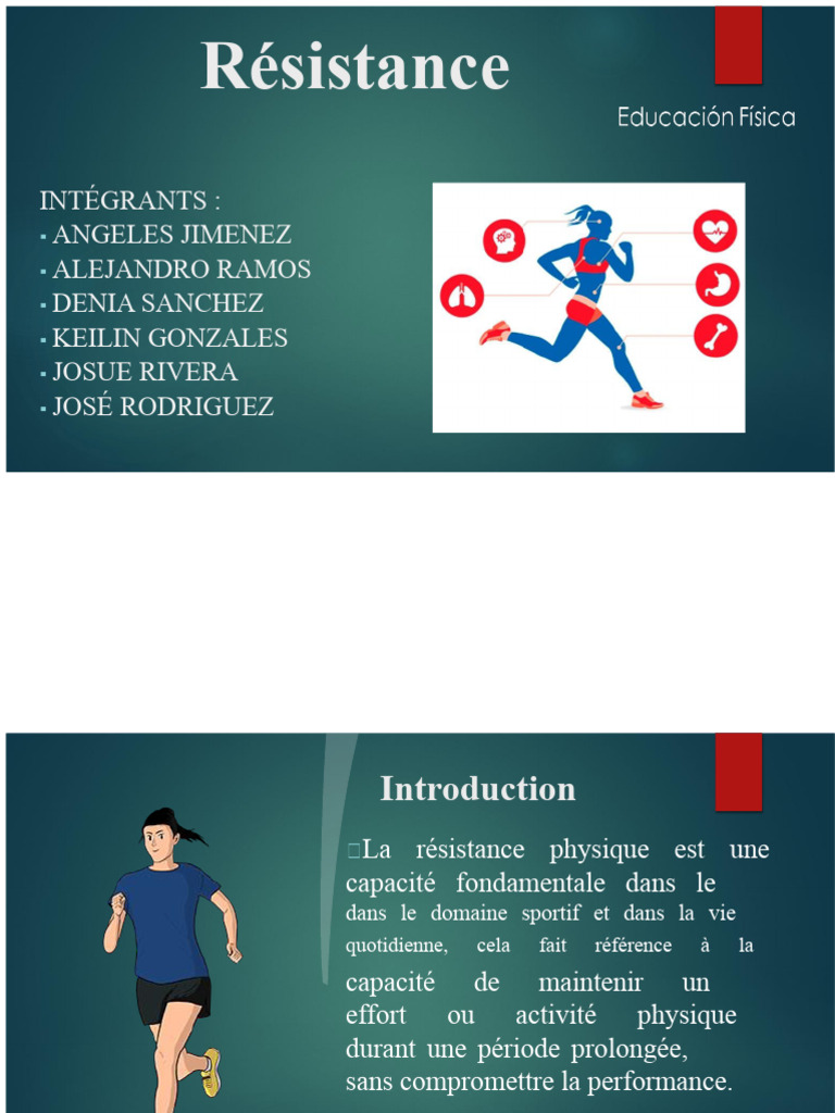 Améliorer la résistance physique efficacement | PDF