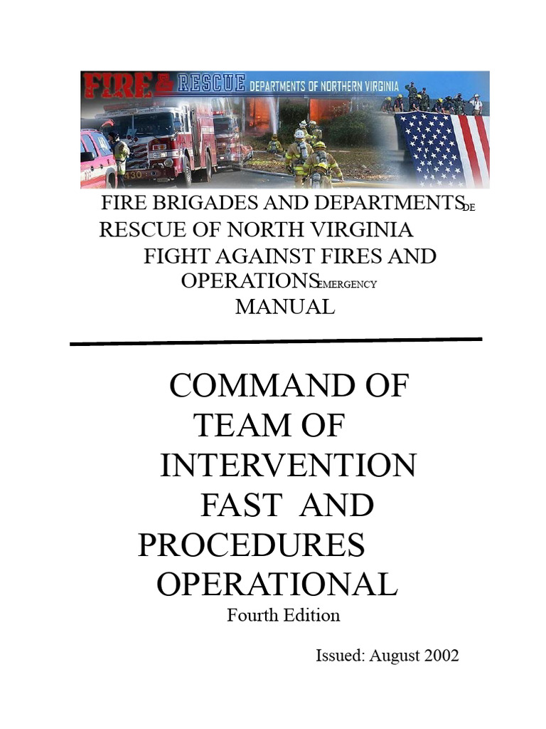 Northern Virginia Firefighter Rescue Manual | PDF | Firefighter | Emergency