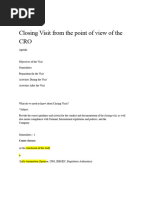 Study Close-Out Visit Checklist | PDF | Clinical Trial | Institutional ...