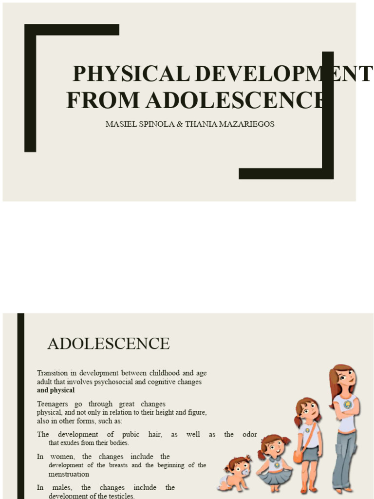 Adolescent Physical Development Insights | PDF | Puberty | Adolescence