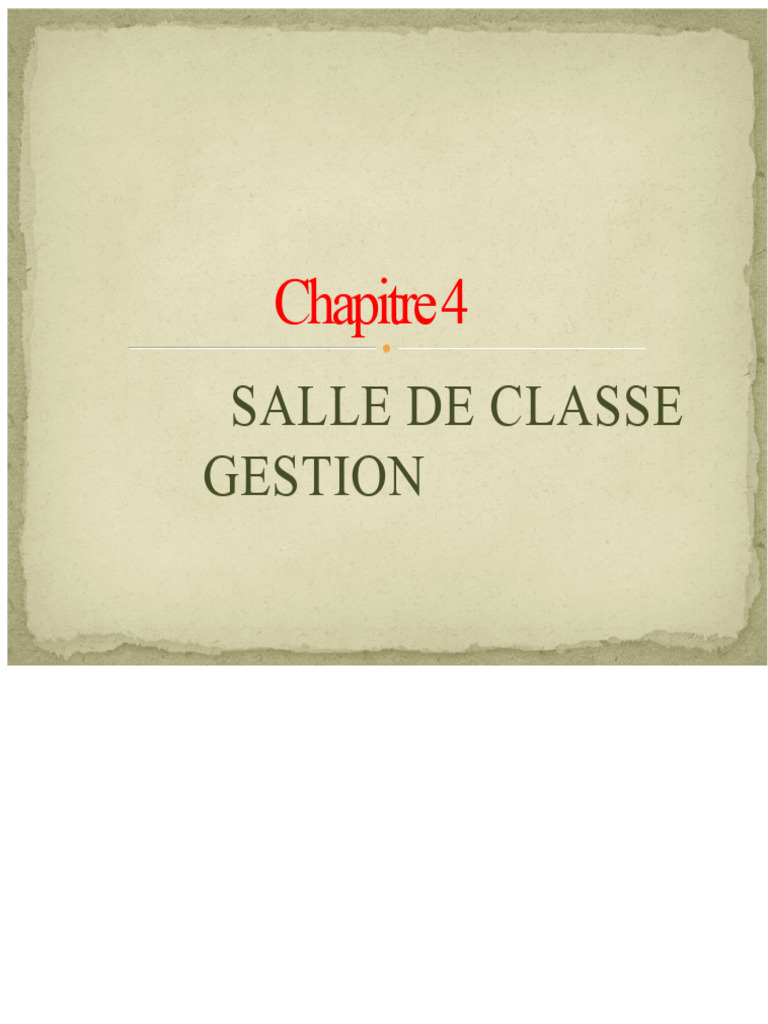Gestion de Classe : Stratégies Efficaces | PDF | Apprentissage ...