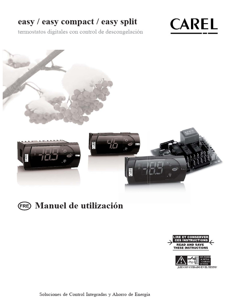 Carel Easy (Manual) PDF | PDF | Residuos | Electrónica