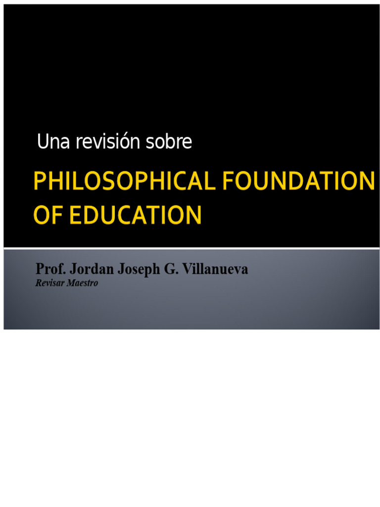 Filosofías Educativas y su Impacto Social | PDF | Aprendizaje | Pensamiento