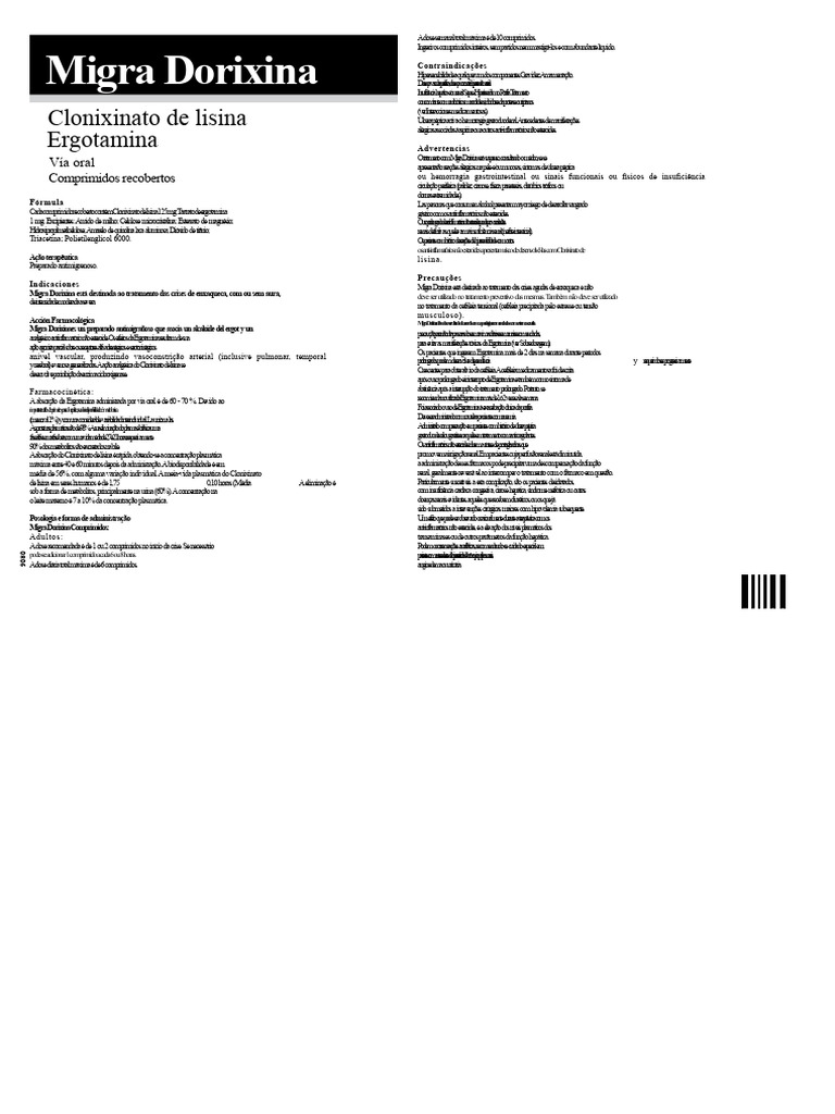 MigraDorixina9080 | PDF | Especialidades médicas | Medicina Clínica