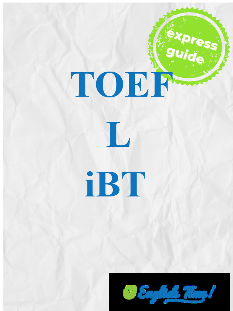 Przewodnik Ekspresowy TOEFL iBT | PDF