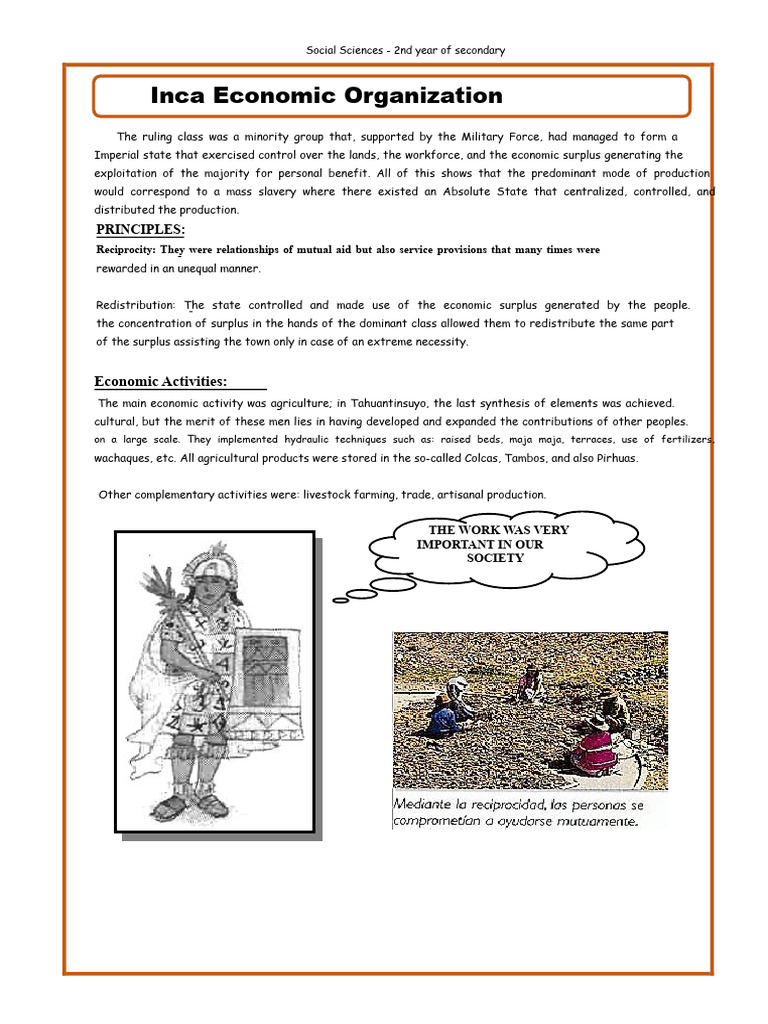 Inca Economic Organization Overview | PDF | Inca Empire | Economies