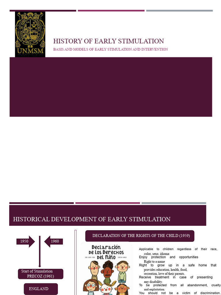 History of Early Stimulation Programs | PDF | Disability | Liberal Arts ...
