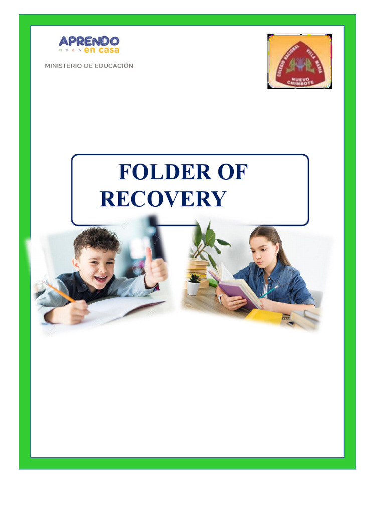 Recovery Folder for Communication Skills | PDF | Biodiversity ...