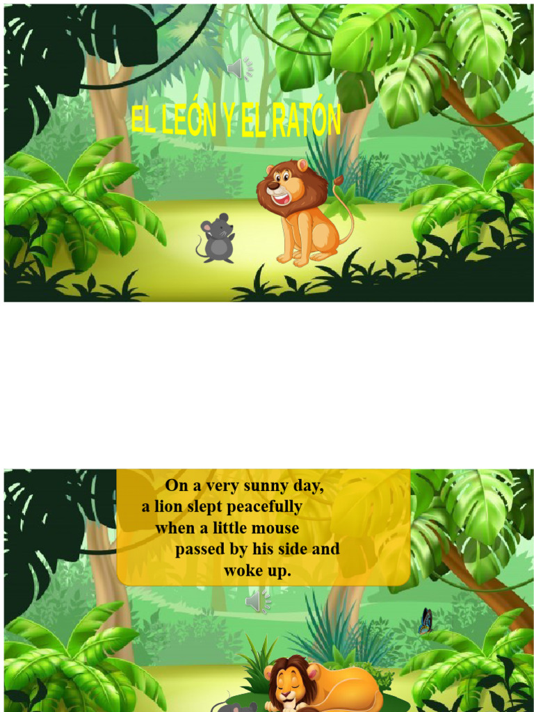 Fable The Lion and The Mouse | PDF