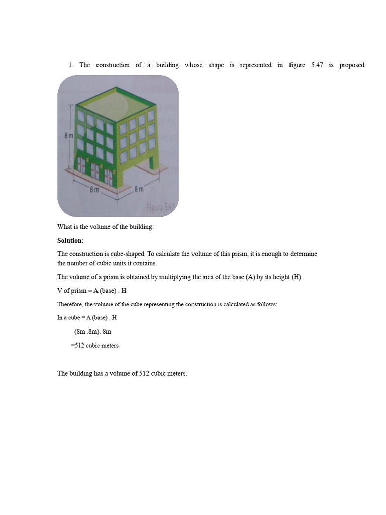 Seventh Grade Volume Test | PDF