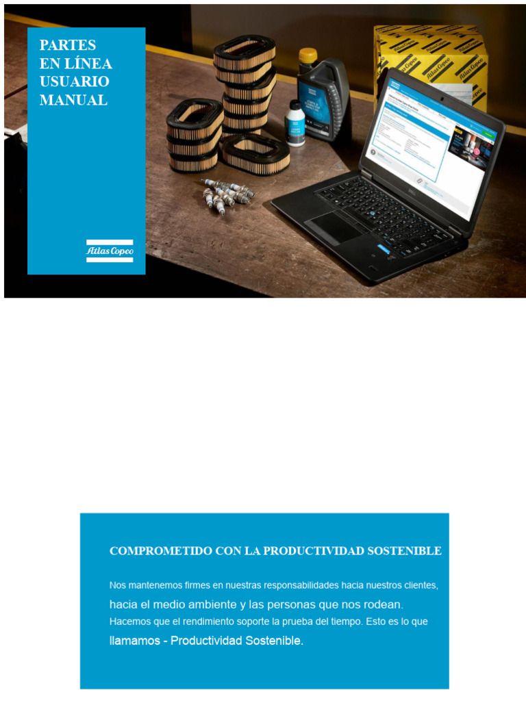 Guía para Usar Parts Online de Atlas Copco | PDF | Informática | Software