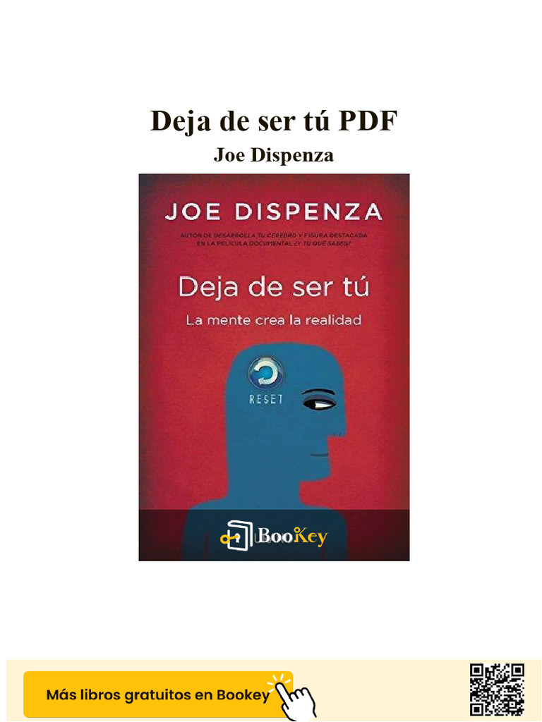 Stop being you PDF | PDF | Thought | Mind