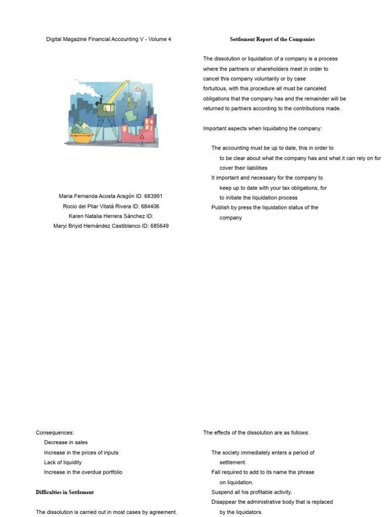 Company Liquidation Process Guide | PDF | Liquidation | Debt